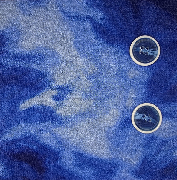 WST: Indigo Sky with 6 Indigo and White Buttons DO NOT ADD TO CART ...