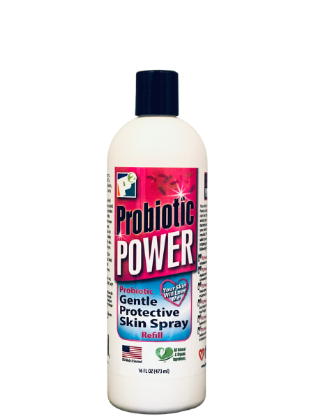 P2's Probiotic Skin Spray Refill 16oz | Natural, Effective, Economical