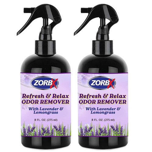 ZORBX Refresh & Relax Odor Remover Spray w/Lavender & Lemongrass