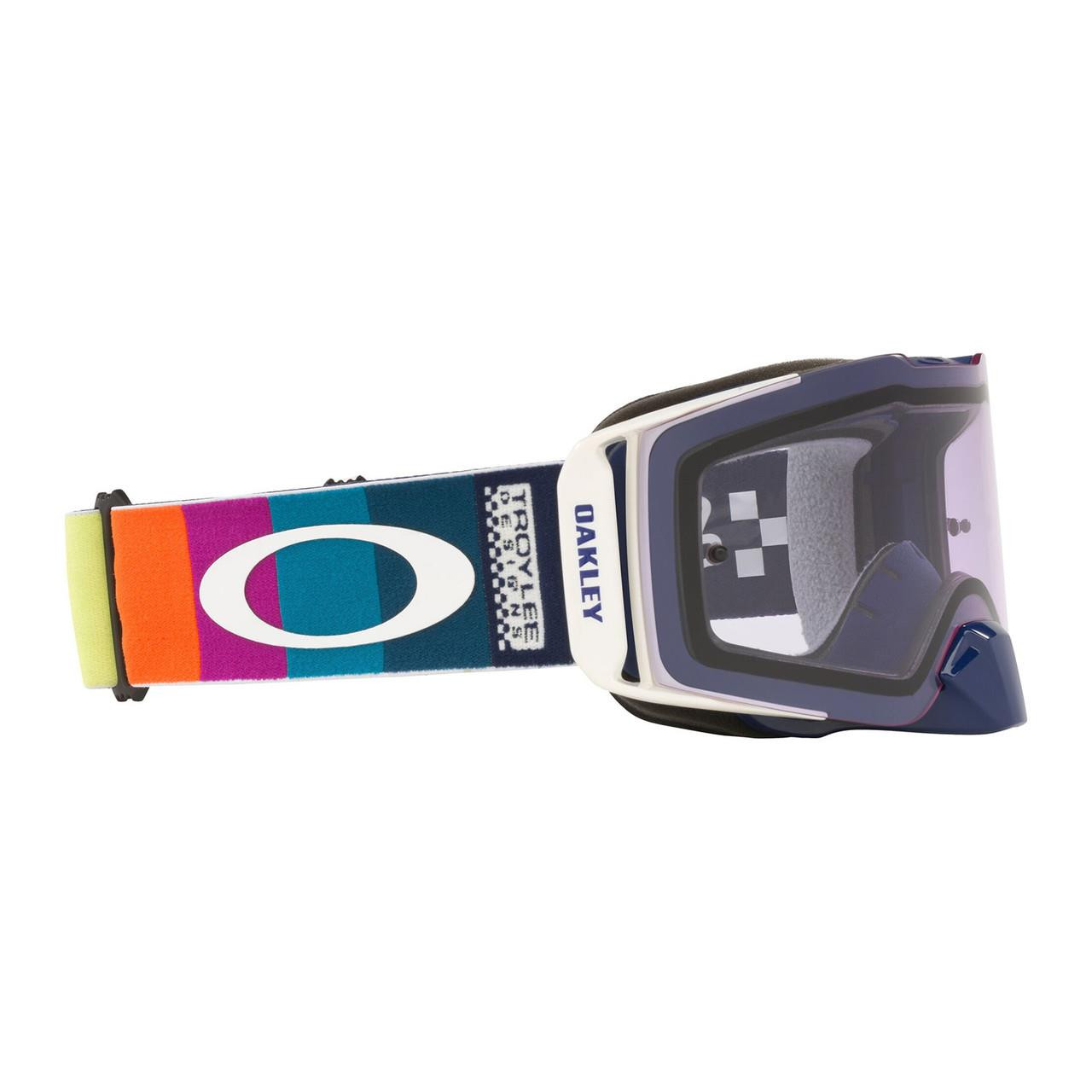 Oakley Front Line MX Goggle (TLD Graph White) Prizm Low Light Lens