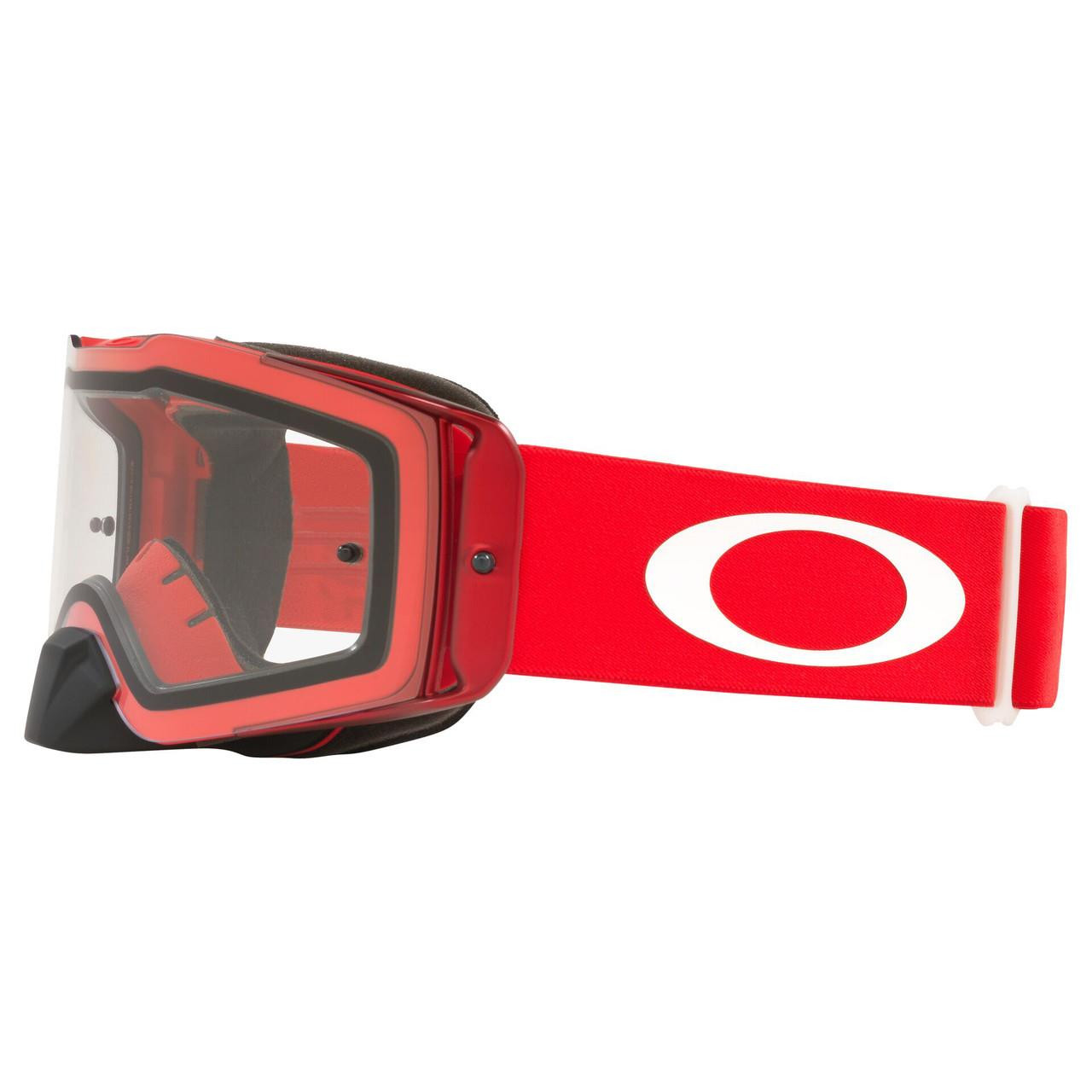 Oakley Front Line MX Goggle (Moto Red) Clear Lens