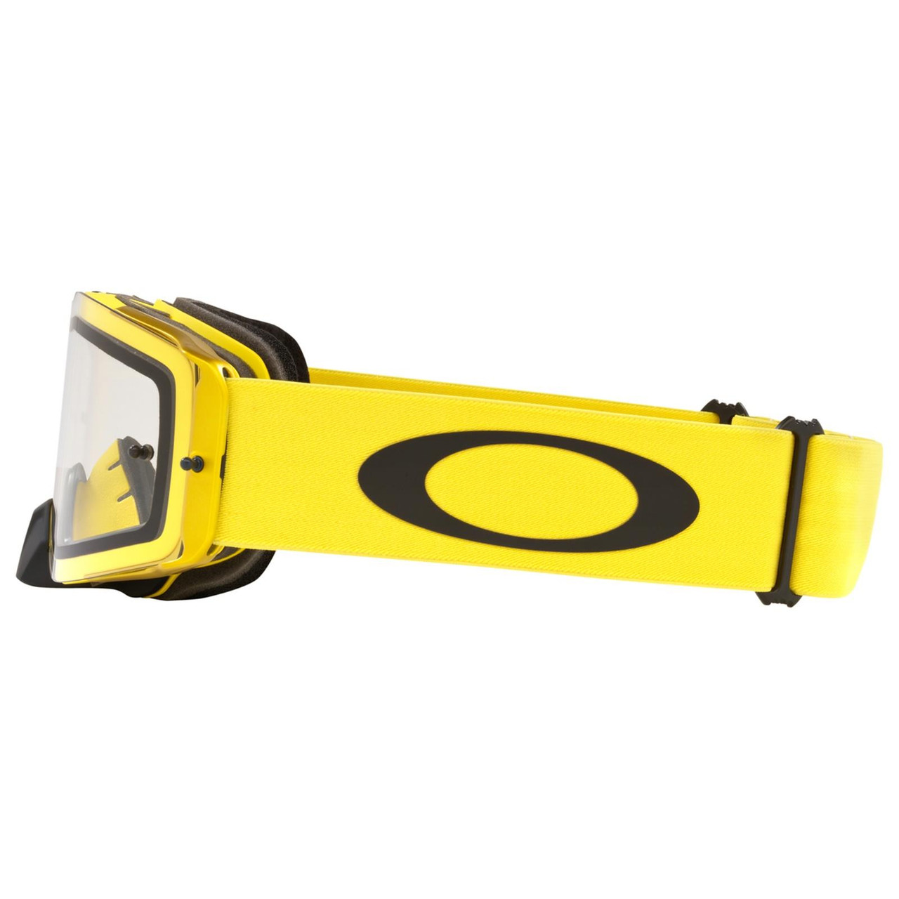 Oakley Front Line MX Goggle (Moto Yellow) Clear Lens