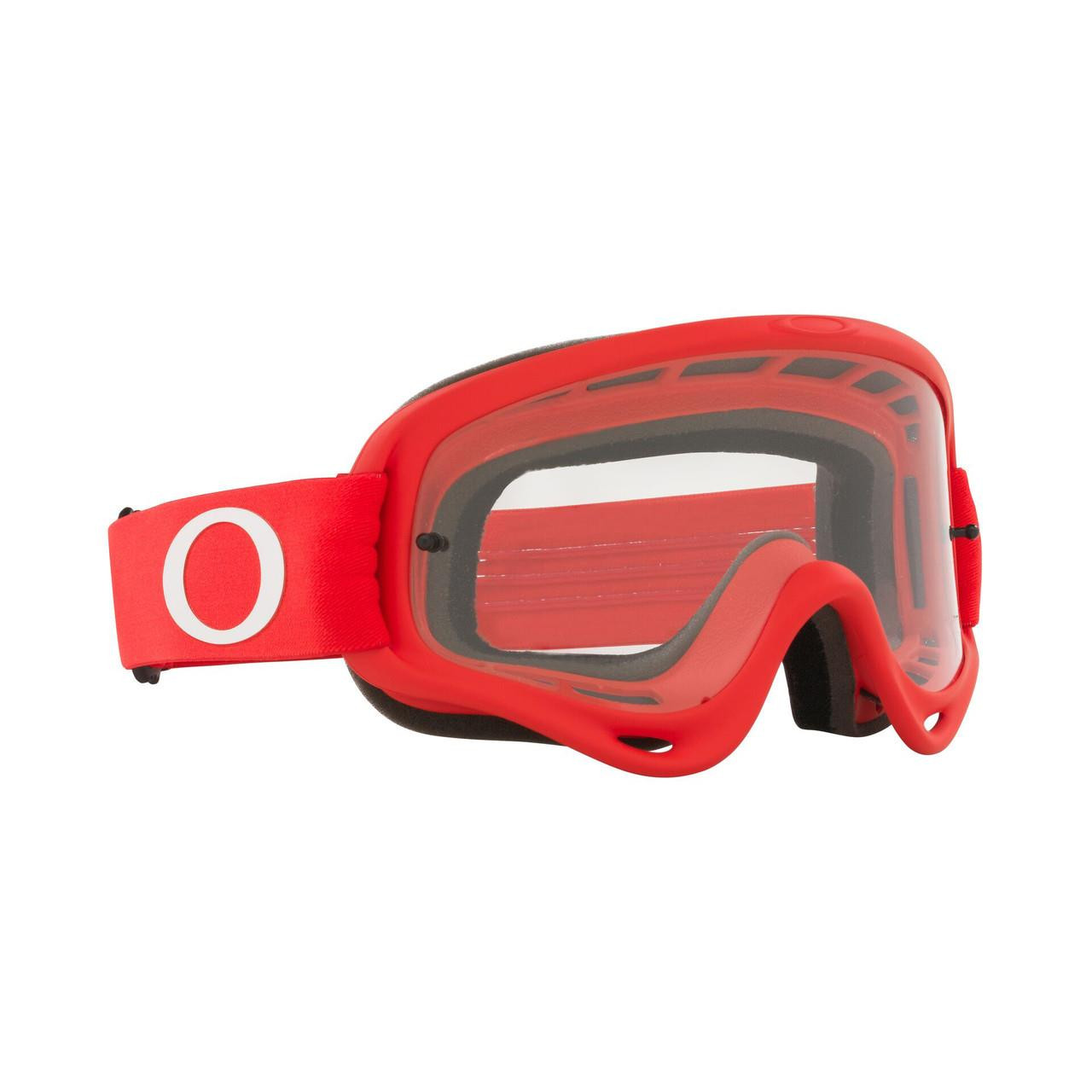 Oakley XS O Frame MX Goggle (Moto Red) Clear Lens