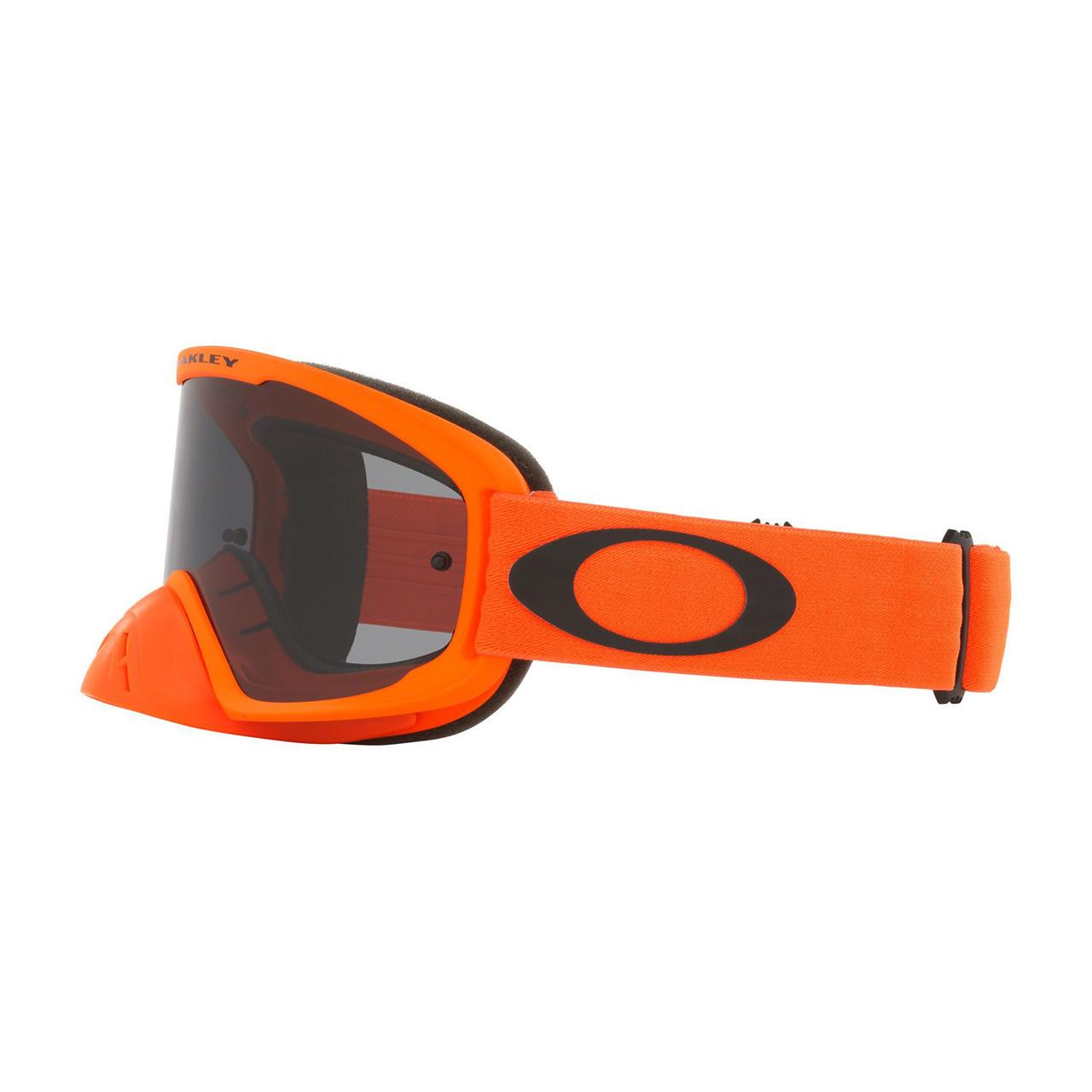Oakley O Frame 2.0 Pro MX Goggle (Moto Orange) Dark Grey Lens