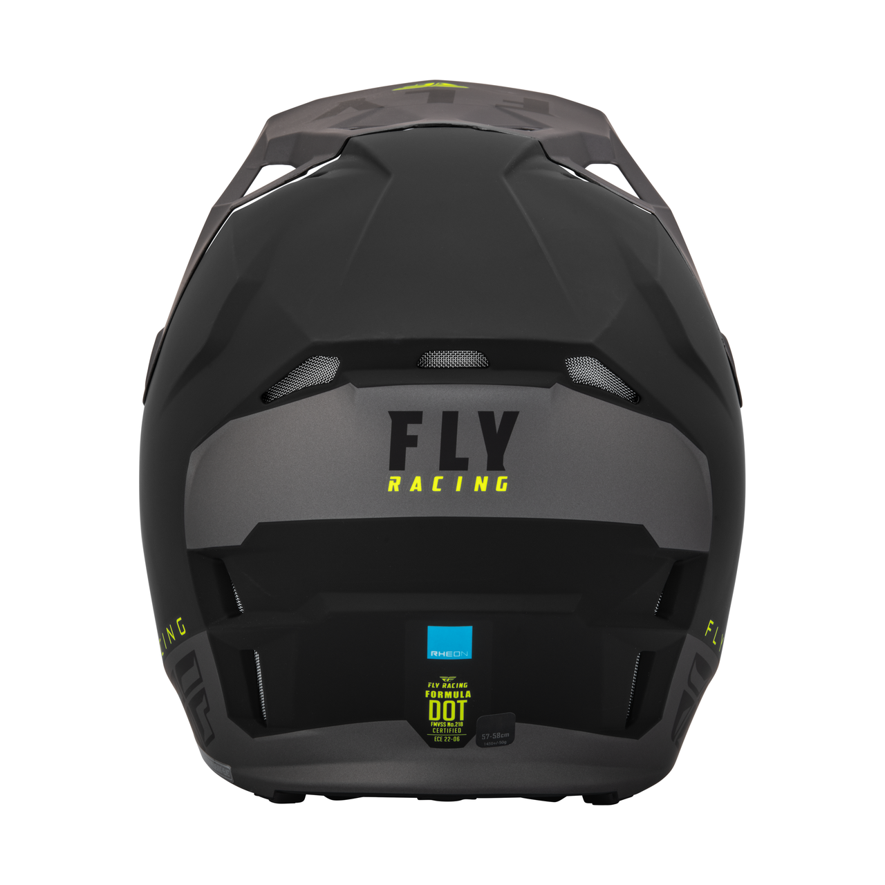 Fly 2024 Formula CP Slant MX Helmet Black/Grey/Hi-Viz - Mission MX