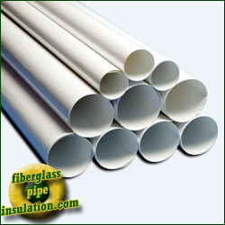 PVC Cut & Curled Pipe Insulation Jacket