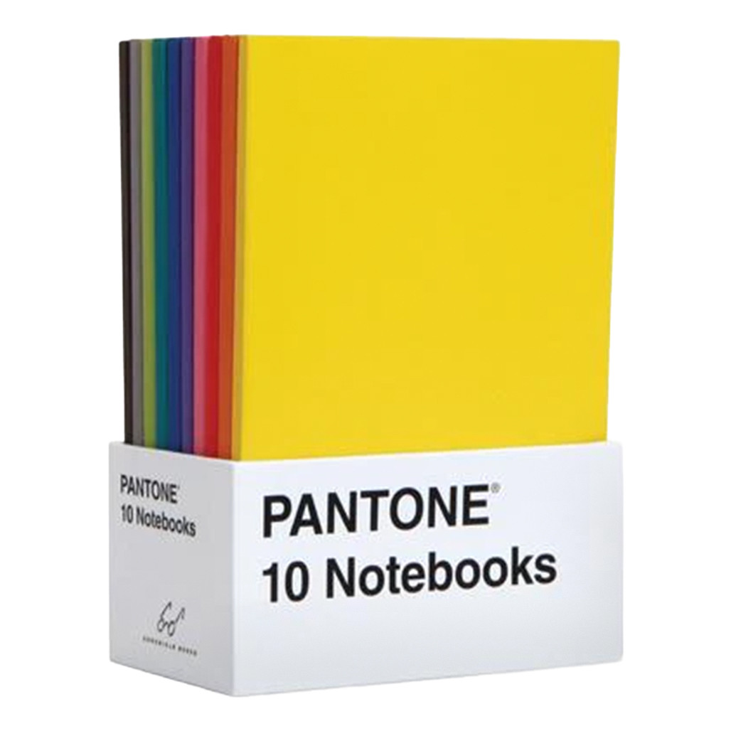 Chronicle Books 10-Color Pantone Notebook Set