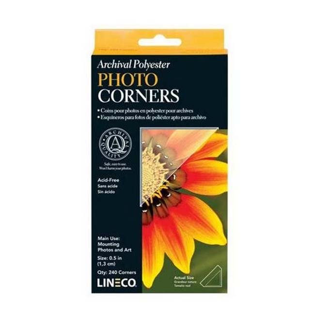 Lineco Self-Adhesive Photo Corners - Artist & Craftsman Supply