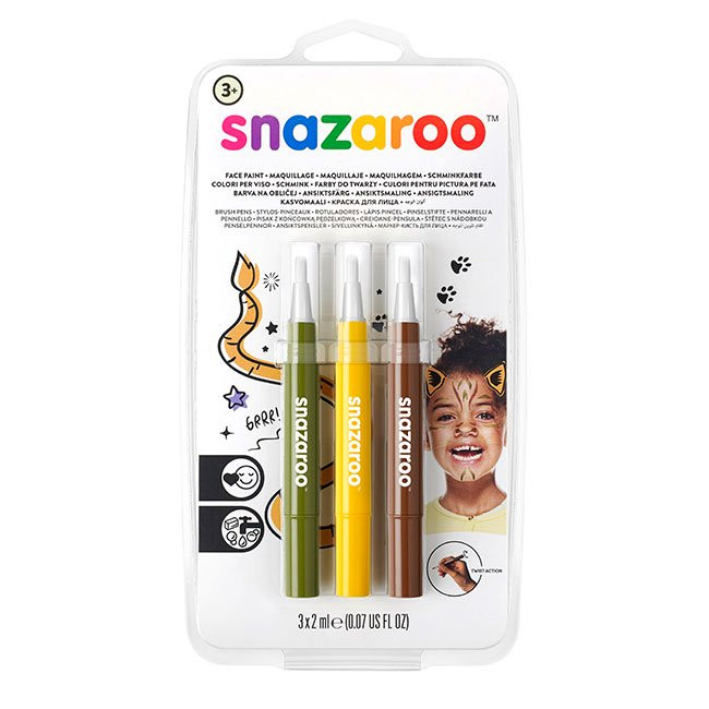 Snazaroo Brush Pen Jungle Set