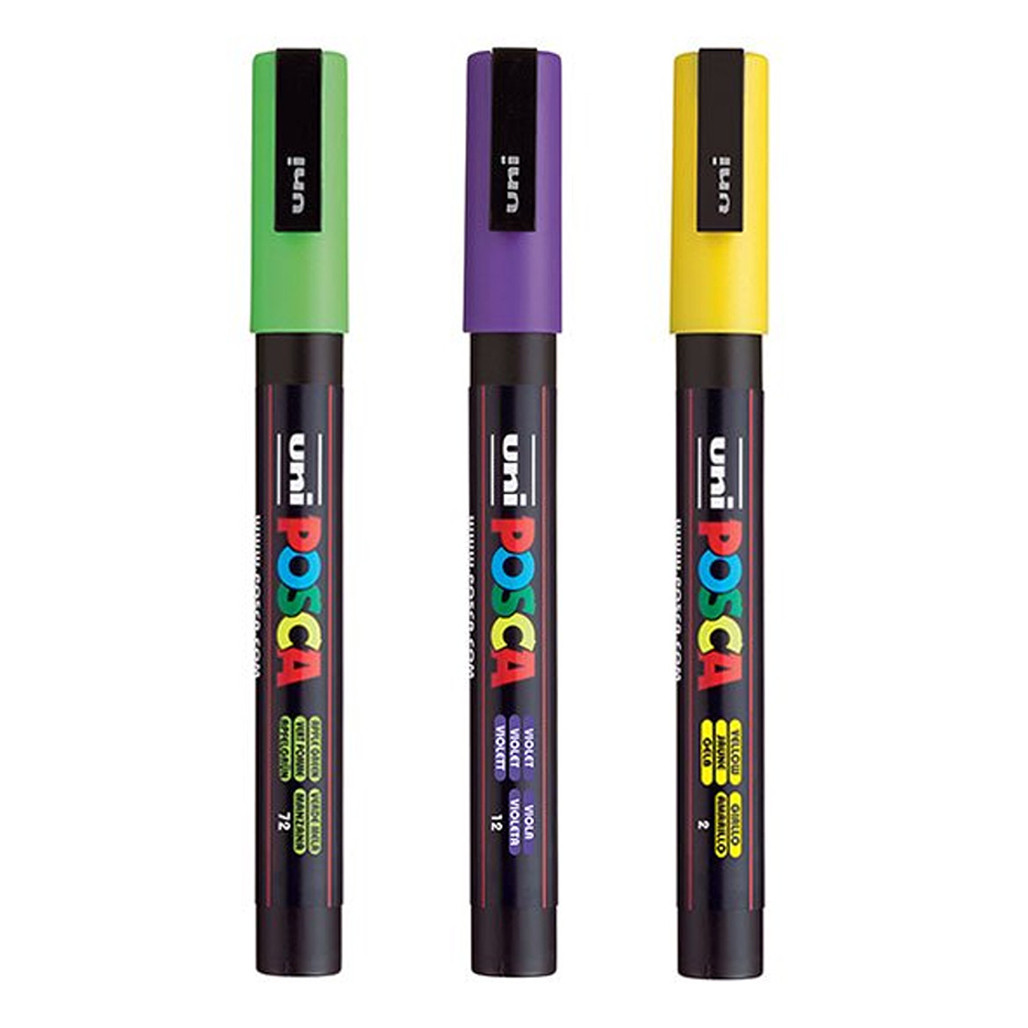 Posca PC-3M Fine Tip Paint Markers