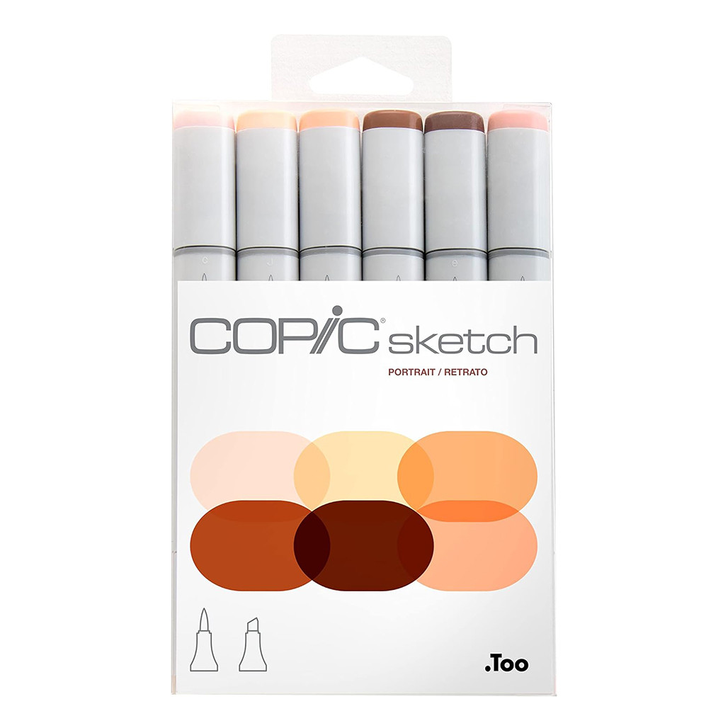 Copic Sketch Markers Portrait Set - Artist & Craftsman Supply