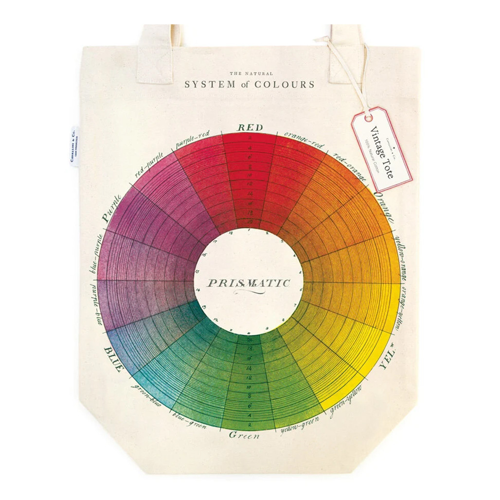 Cavallini Color Wheel Tote Bag