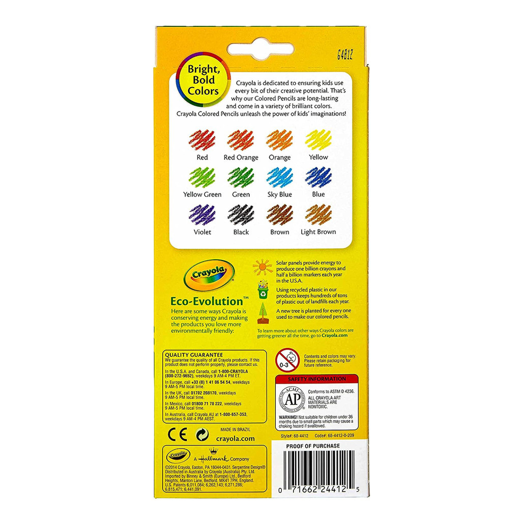 Crayola Erasable Colored Pencil Set