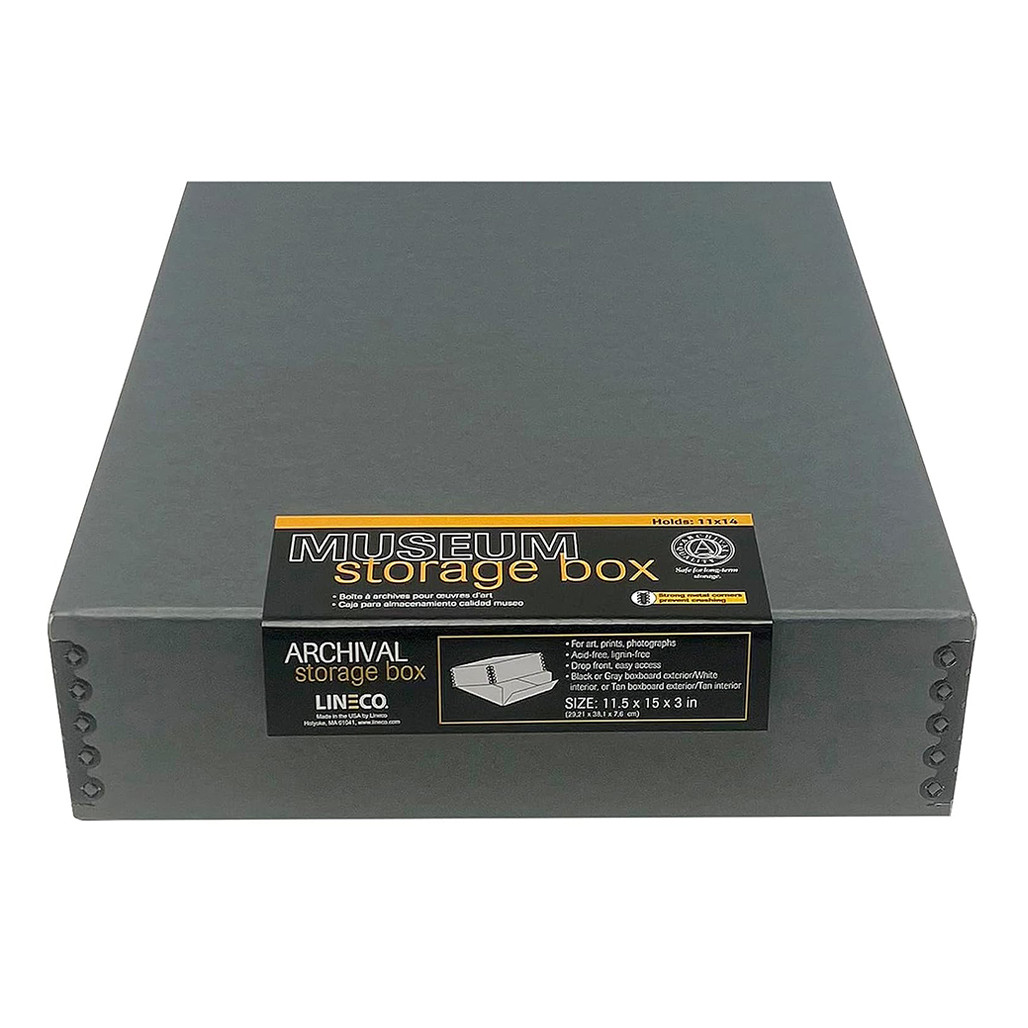 Lineco Museum Drop Front Storage Boxes