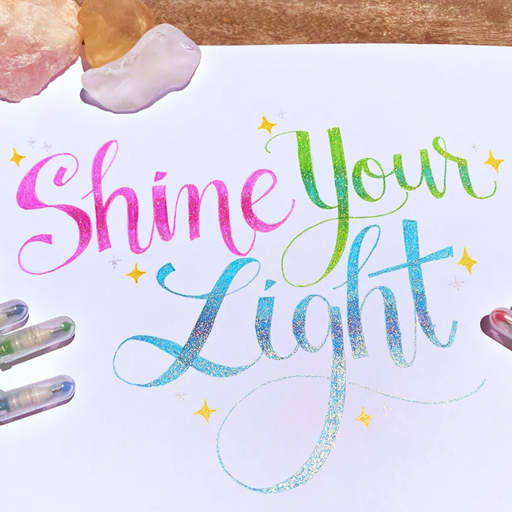Sakura Gelly Roll Stardust Meteor 6-Color Glitter Gel Pen Set