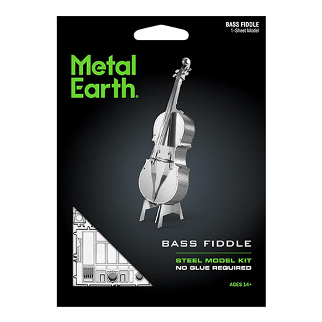 Metal Earth Bass Fiddle 3D Metal Model Kit