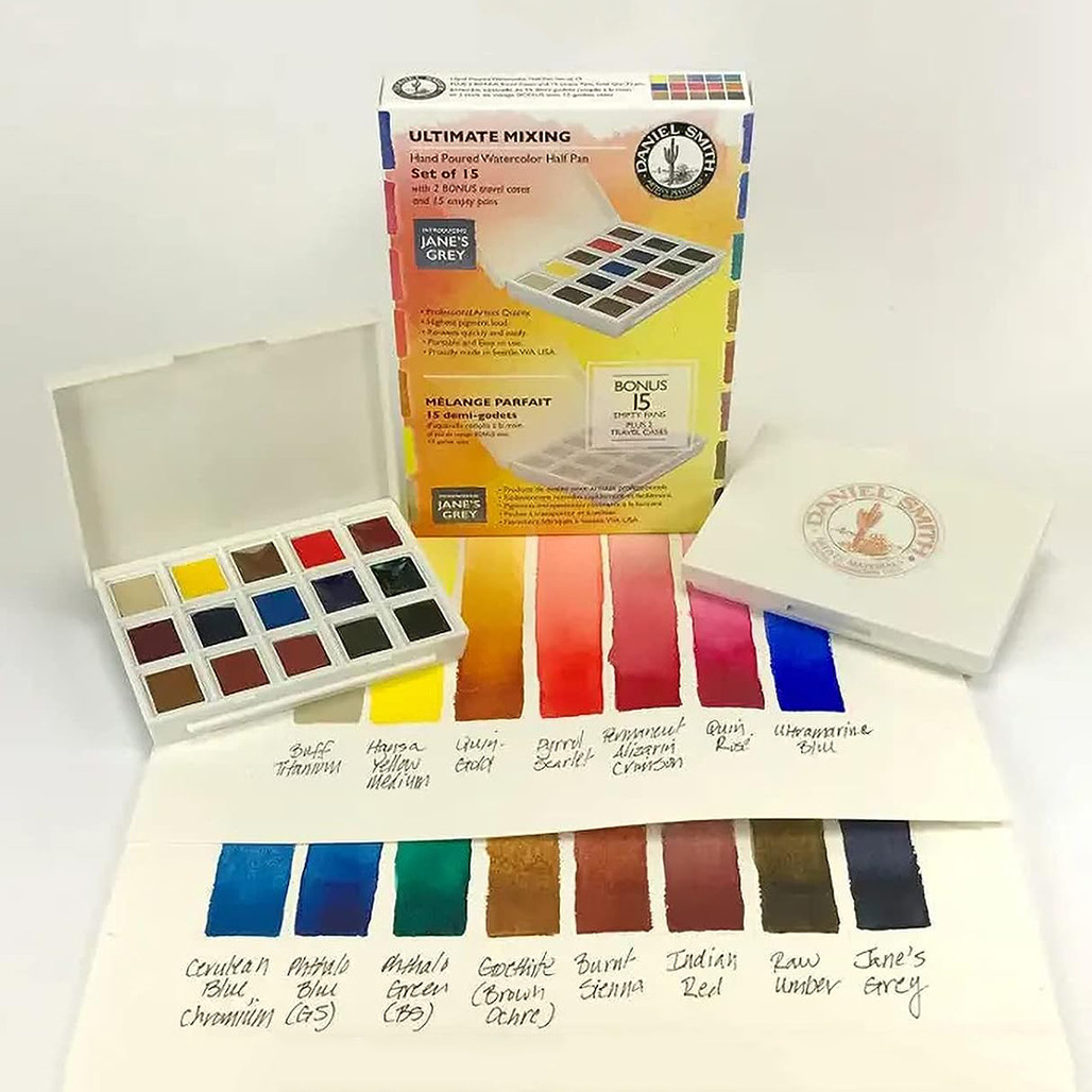 Daniel Smith Half Pan Watercolor Ultimate Mixing Set