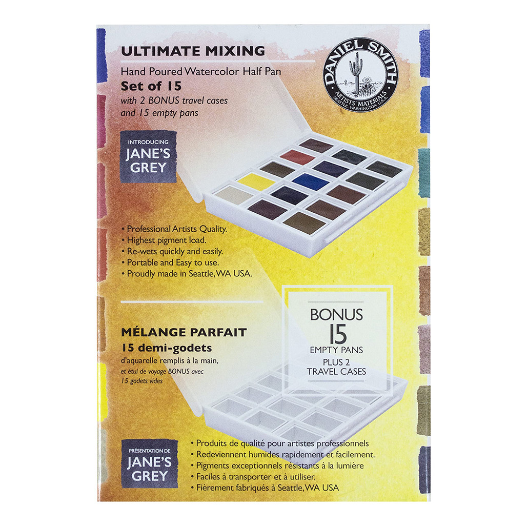 Daniel Smith Half Pan Watercolor Ultimate Mixing Set