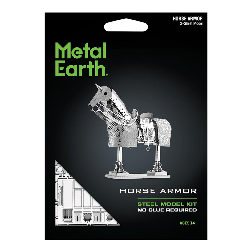 Metal Earth Horse Armor 3D Metal Model Kit