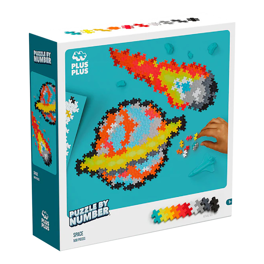 Plus-Plus Puzzle by Number - 500 Piece Space