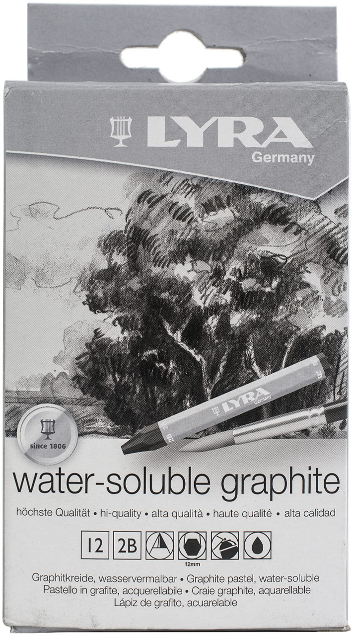 Lyra Water-Soluble Graphite Crayons - Artist & Craftsman Supply