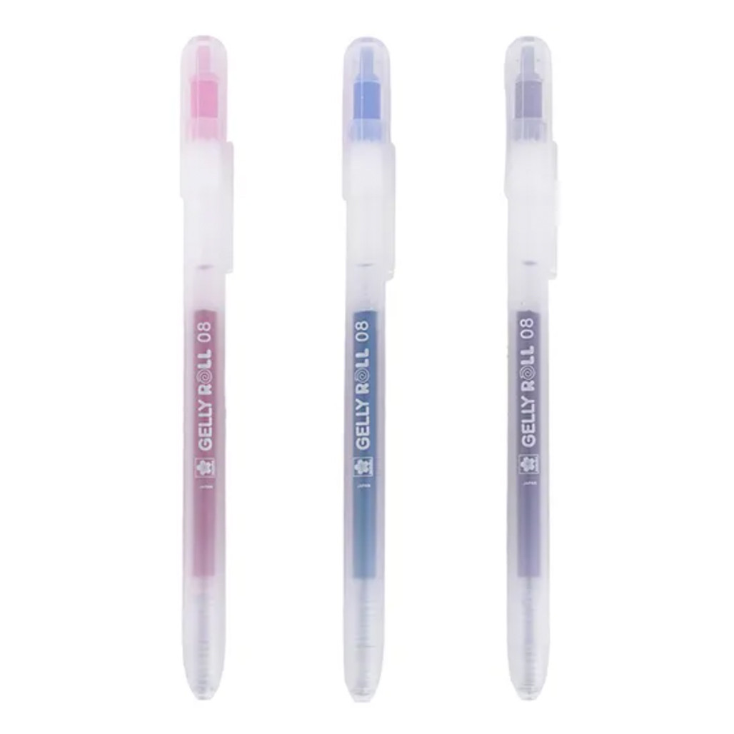 Sakura Gelly Roll Retractable 3-Color Stardust Gel Pen Set