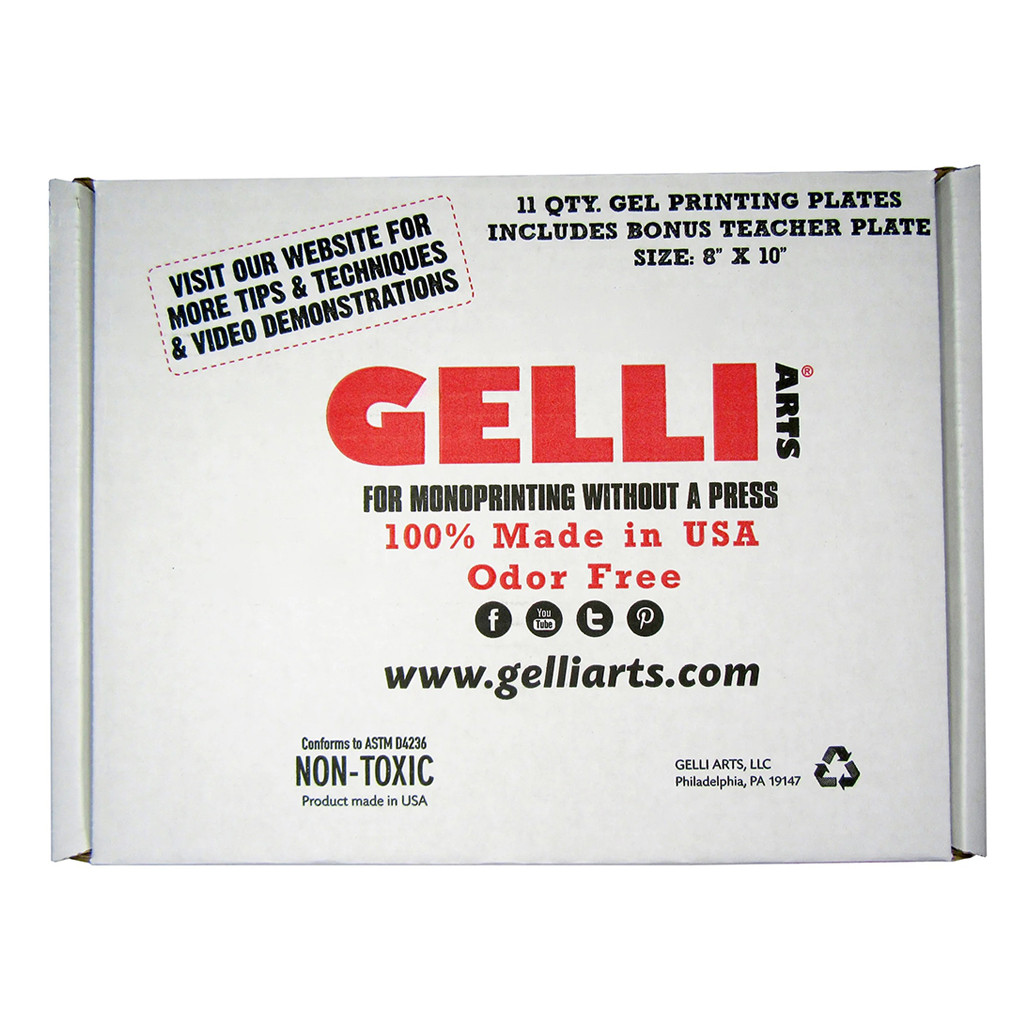 Gelli Arts Gel Printing Class Pack, 8" x 10"