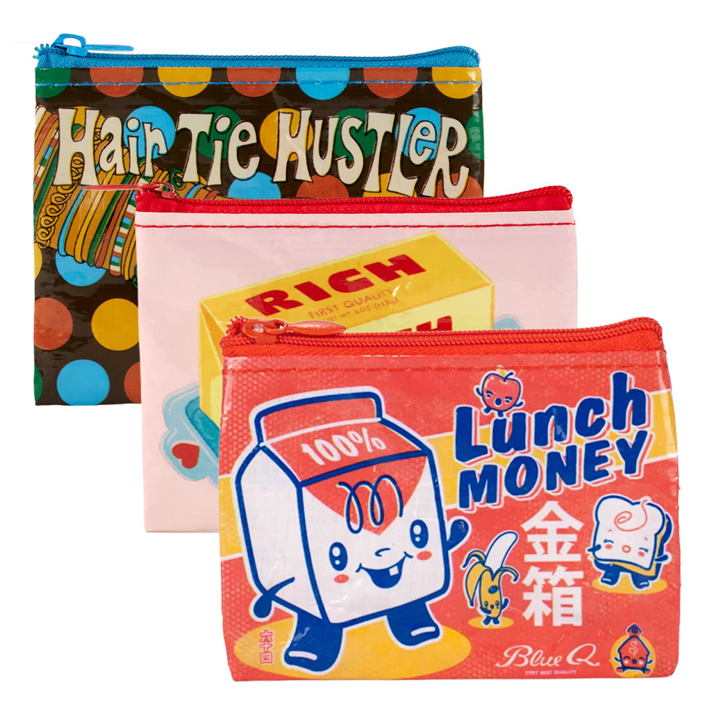 Blue Q Coin Purses