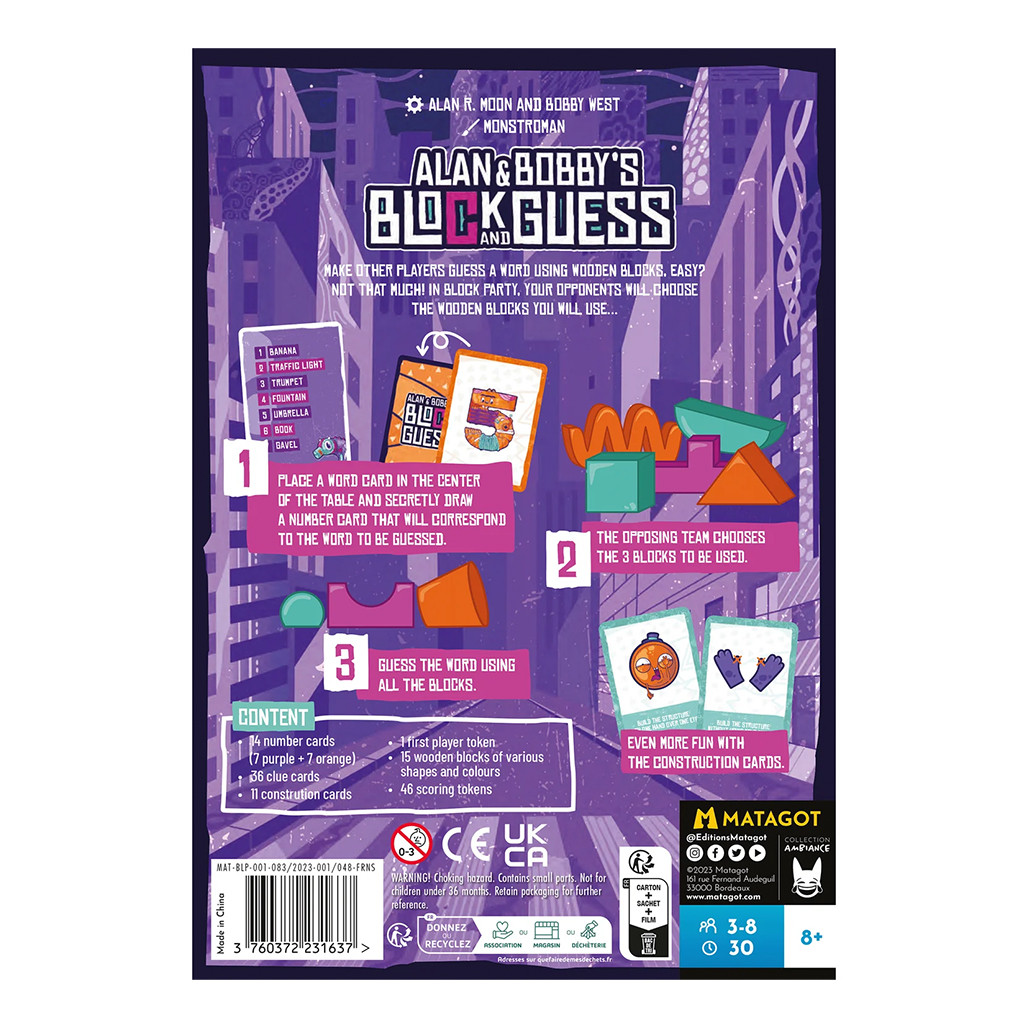 Asmodee Block & Guess Game