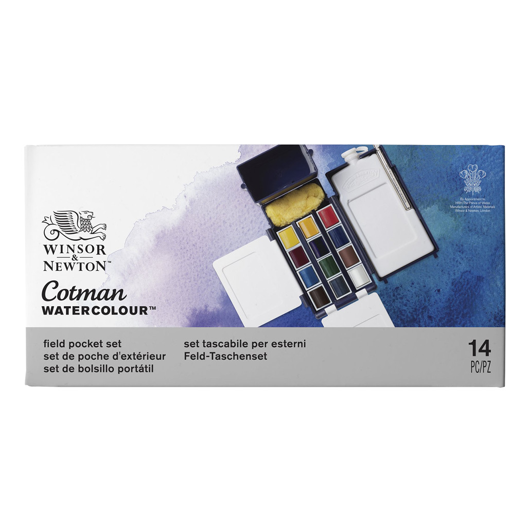 Winsor & Newton Cotman Watercolor Field Pocket Set