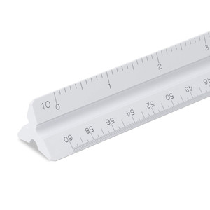 Pacific Arc Engineering Triangular Scale Ruler - Artist & Craftsman Supply