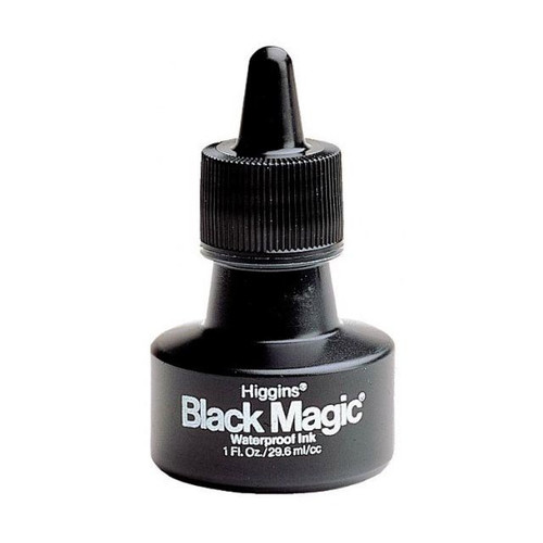 Higgins Waterproof Black Magic Ink - Artist & Craftsman Supply