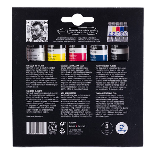 Van Gogh Oil Primary Set, 5 Colors