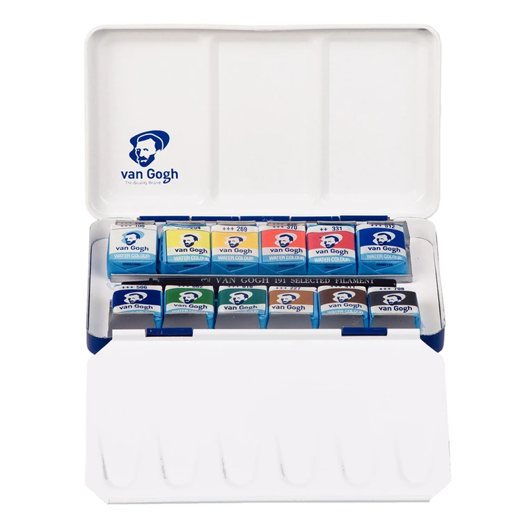 Van Gogh General Selection Watercolor Set, 12 Colors - Artist ...
