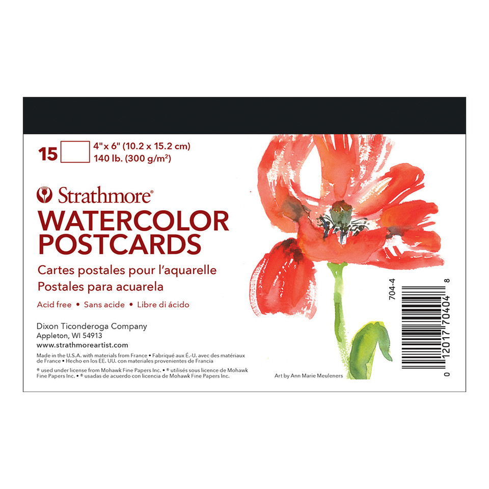 Strathmore Blank 4" x 6" Watercolor Postcards