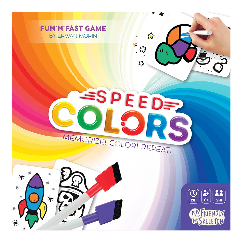 Asmodee Speed Colors Game