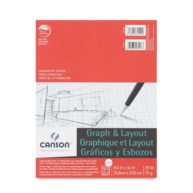 Canson Graph & Layout Pads - Artist & Craftsman Supply
