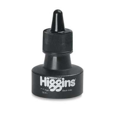 Higgins Waterproof Black India Ink - Artist & Craftsman Supply
