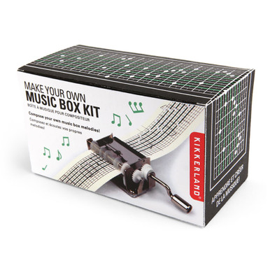 Kikkerland Make Your Own Music Box Kit