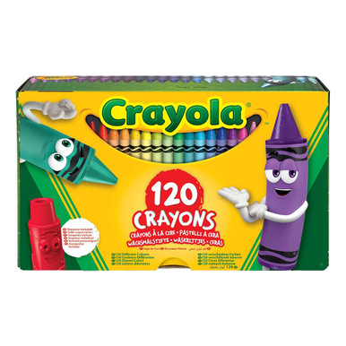Crayola Crayons - Giant Box of 120 Assorted Colors