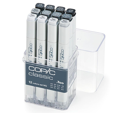 Copic Neutral Gray Classic Marker Set