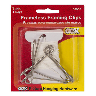 OOK Frameless Framing Clips