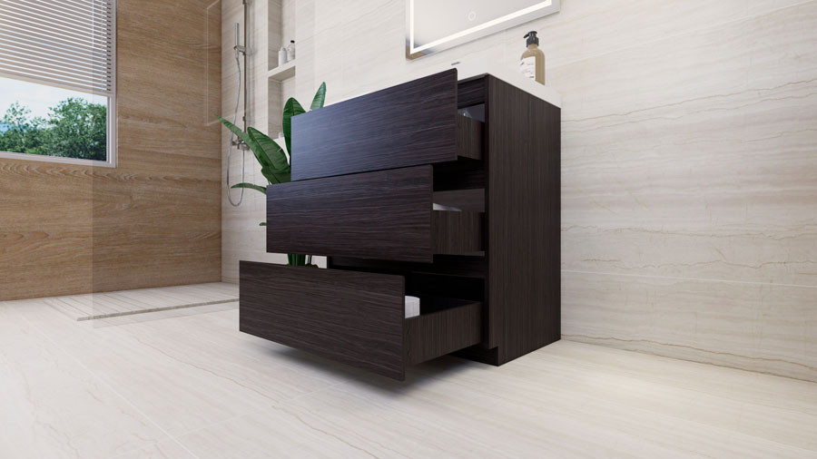 Aron 30" Freestanding with Reinforced Acrylic Sink
