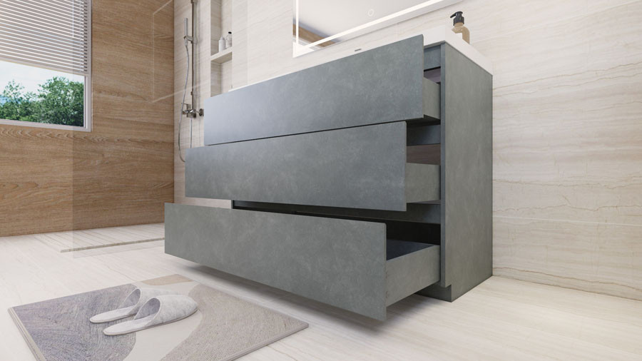 Aron 48" Freestanding with Reinforced Acrylic Sink