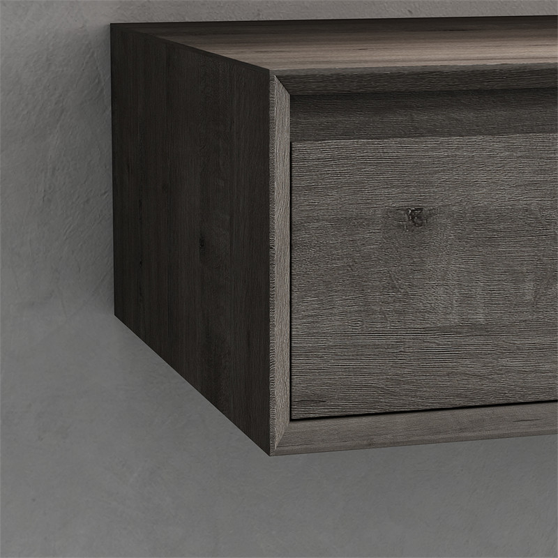 Baxter 60’’ Floating Bathroom Vanity Set with Acrylic Double Sink