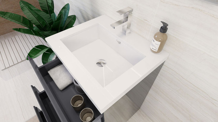 Aron 24" Freestanding with Reinforced Acrylic Sink