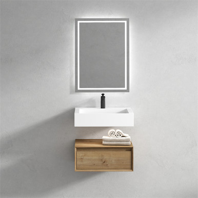 Baxter 24’’ Floating Bathroom Vanity Set with Acrylic Sink
