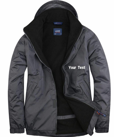 Embroidered Your Text Logo Personalised Unisex Premium Outdoor Jacket 3 ...