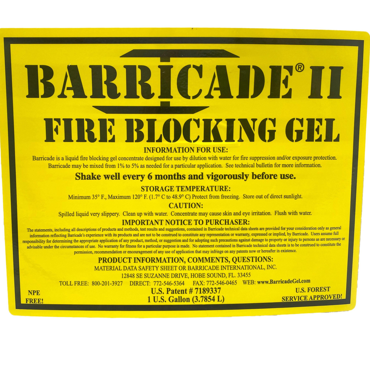 Barricade II Fire Gel Home Defense Kit | Primo Supply