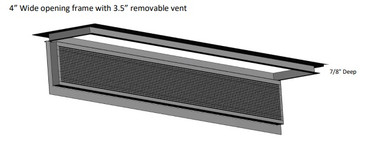 Brandguard Vent, Removeable Balcony 60 x 4 Front Flange - Primo Fire Pumps